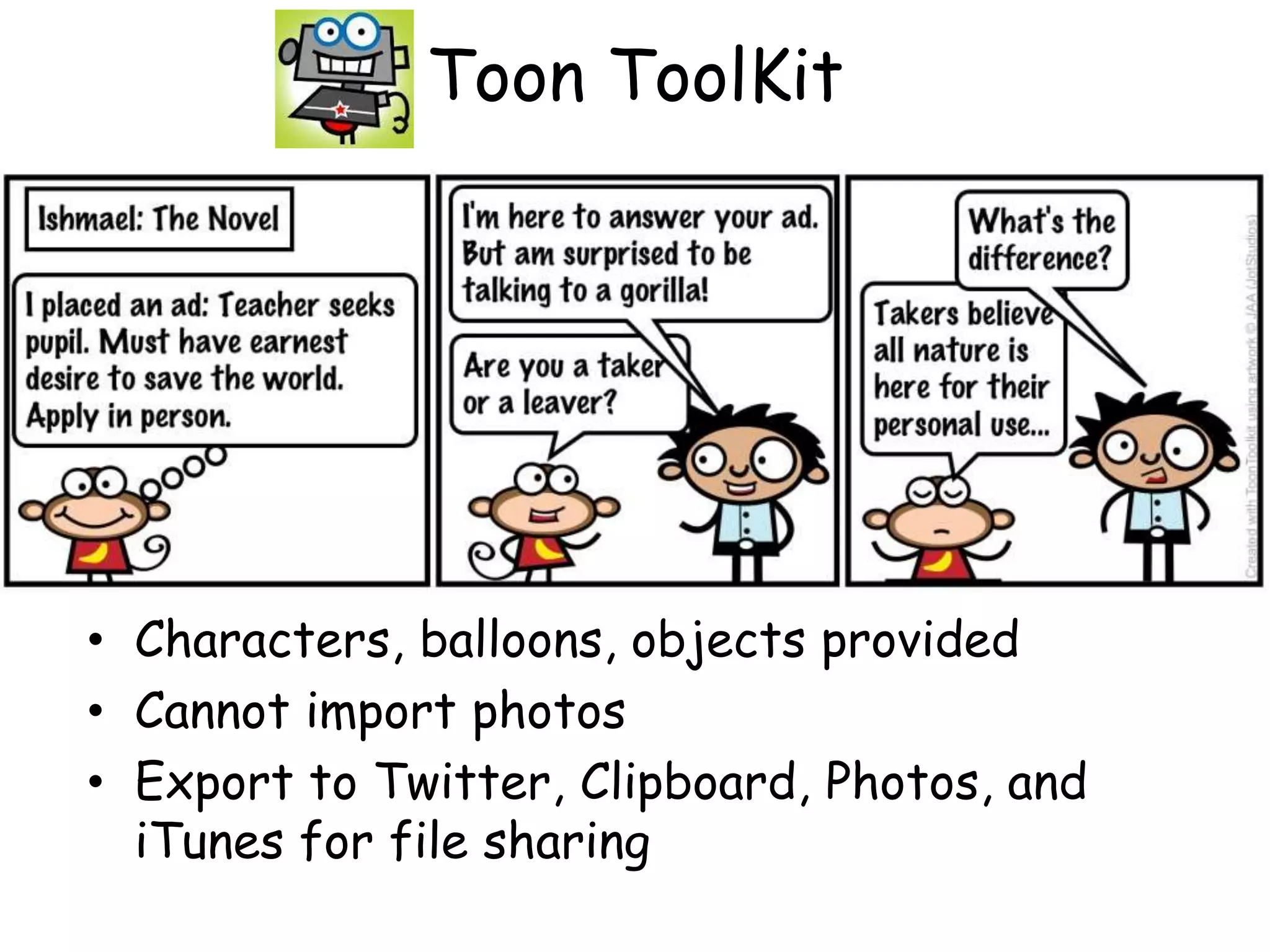 Creating comics and PowToons for Instruction | PPT | Free Download