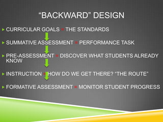Creating Common Core Performance Tasks | PPT | Free Download
