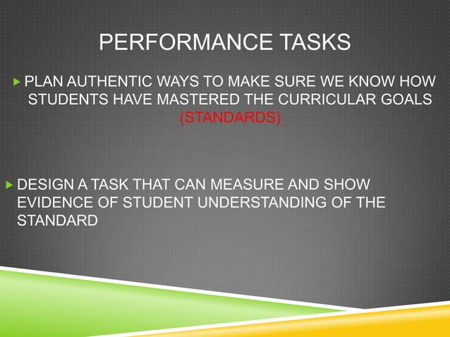 Creating Common Core Performance Tasks | PPT