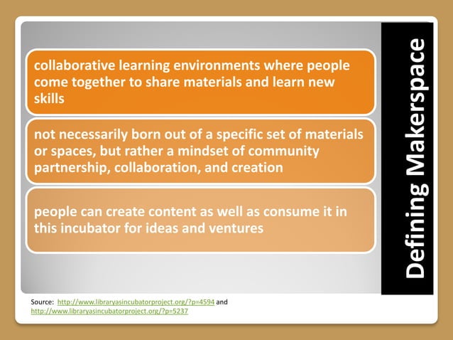 Creating Communities Through Makerspaces by Buffy Hamilton Atlanta Mini ...