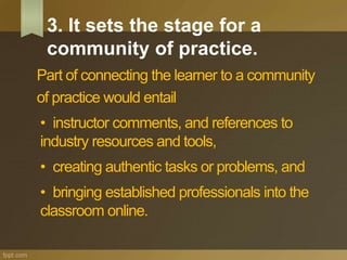 Creating a Sense of Community of Learning | PPT | Free Download