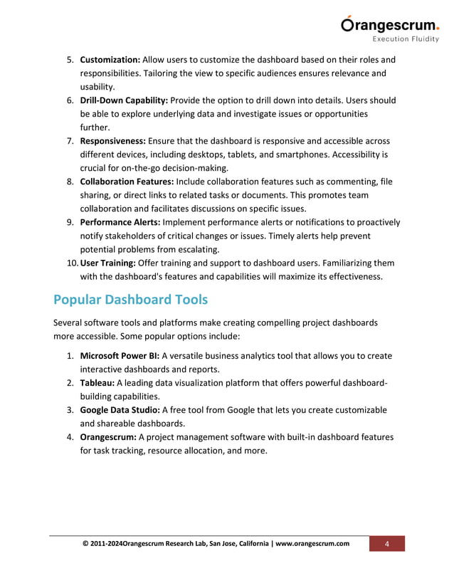 Creating Compelling Project Dashboards: A Guide to Visualizing Success ... Creating Compelling Project Dashboards: A Guide to Visualizing Success ...