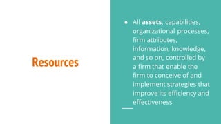 Creating Competitive Advantage: Resource and Capabilities | PDF