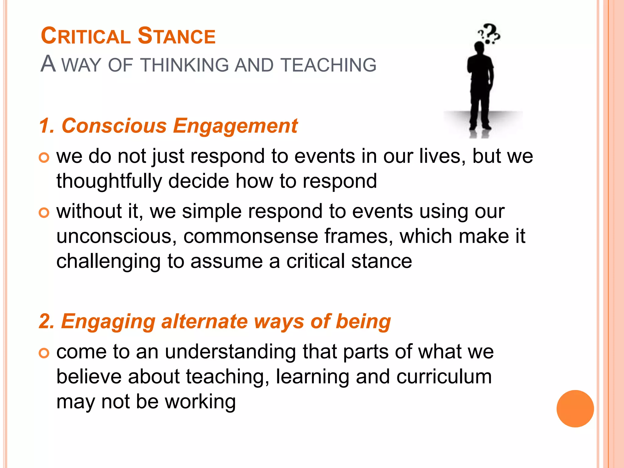 Creating Critical Classrooms | PPTX