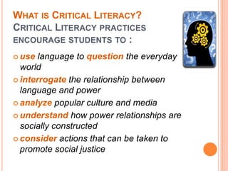 Creating Critical Classrooms | PPTX