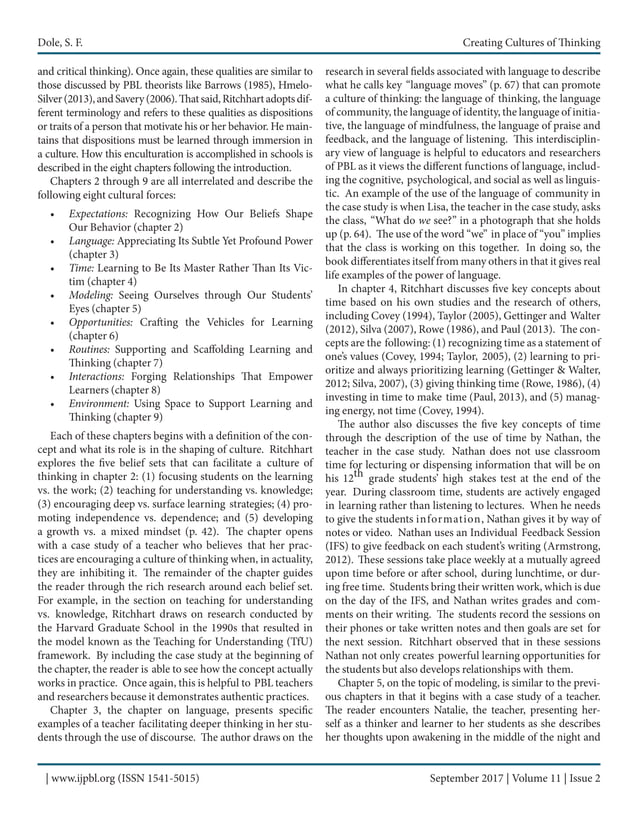Creating cultures of thinking the 8 forces we must master to tru | PDF ...