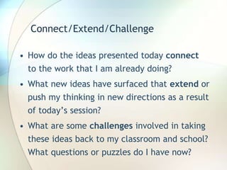 Creating cultures of thinking through teacher language | PPTX