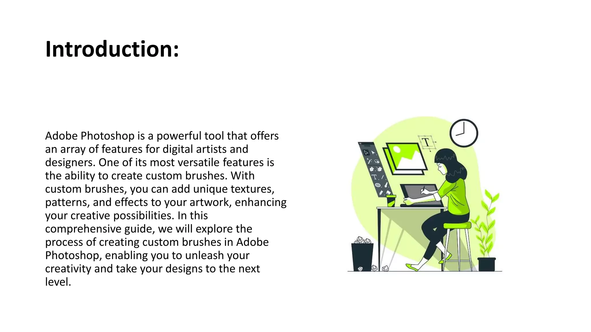 Creating Custom Brushes in Adobe Photoshop | PPTX