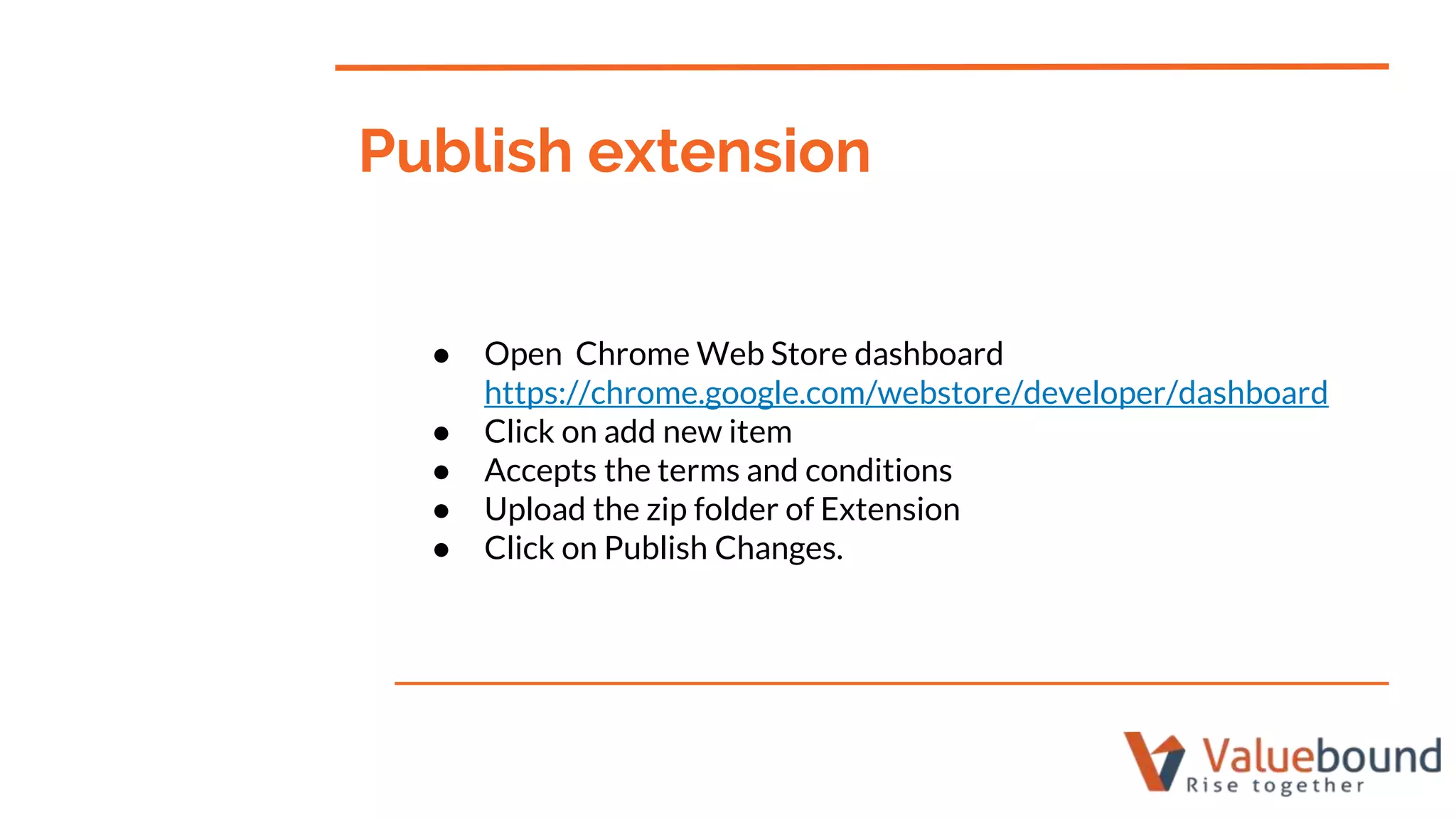 Creating custom chrome extensions | PPT