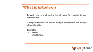 Creating custom chrome extensions | PPT