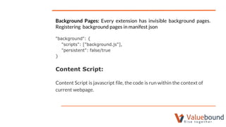 Creating custom chrome extensions | PPT