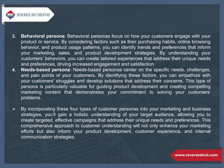 Creating customer personas: a comprehensive guide for businesses | PPT