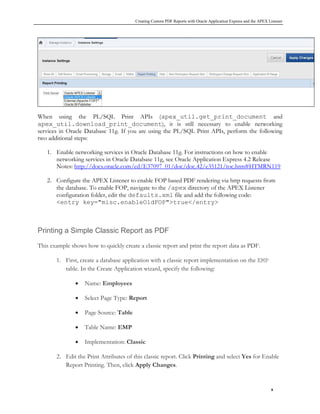 Creating custom reports ora app express apex listener | PDF | Desktop Publishing | Computer ...