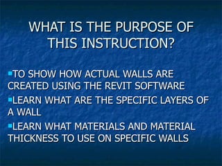 Creating custom walls using autodesk revit edu 652-tjackson | PPT