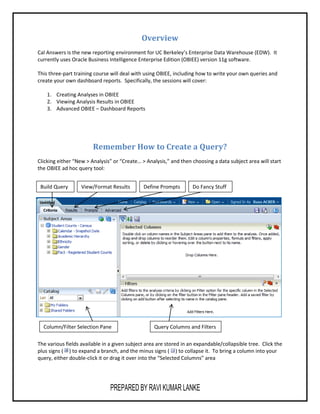 Creating dashboards in obiee | PDF