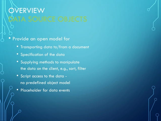 Creating Data-based Applications Using DHTML | PPT