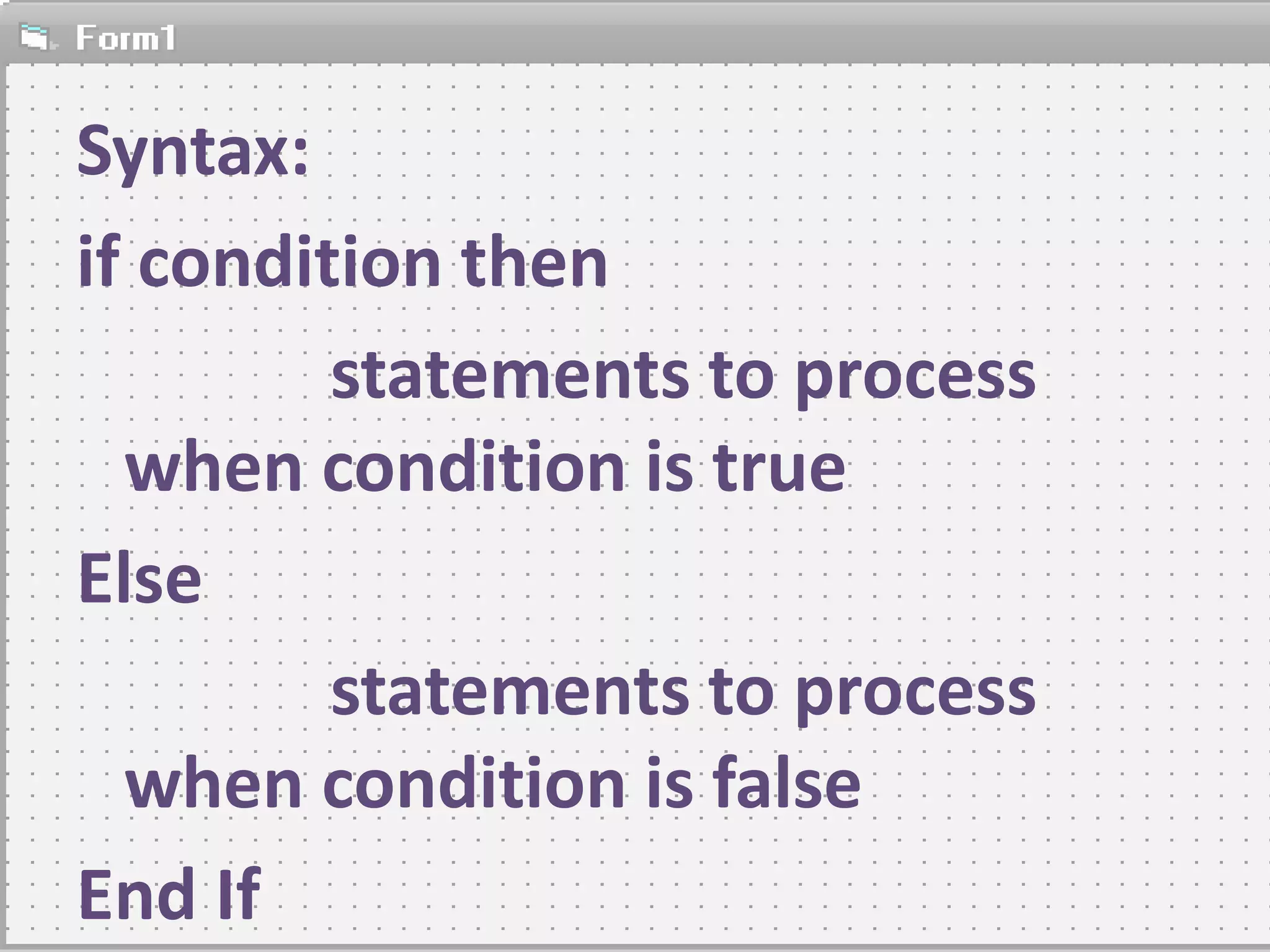 Creating decision structures of a program | PPT