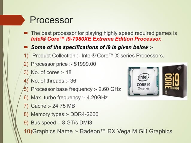 Creating desktop for gaming | PPTX | Desktops | Computing