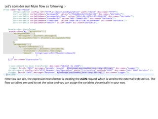 Creating dynamic json in Mule | PPT
