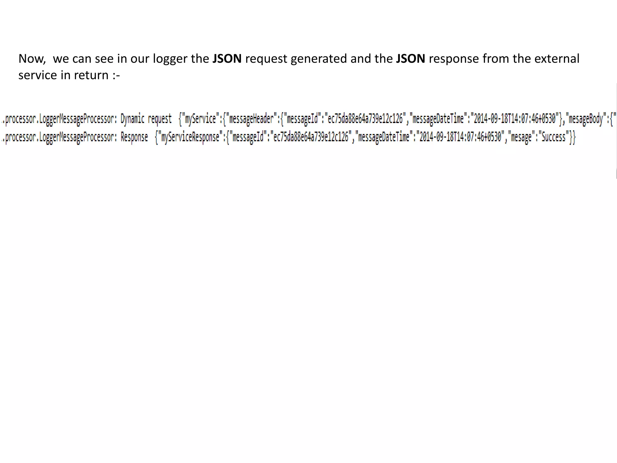 Creating dynamic json in mule | PPTX