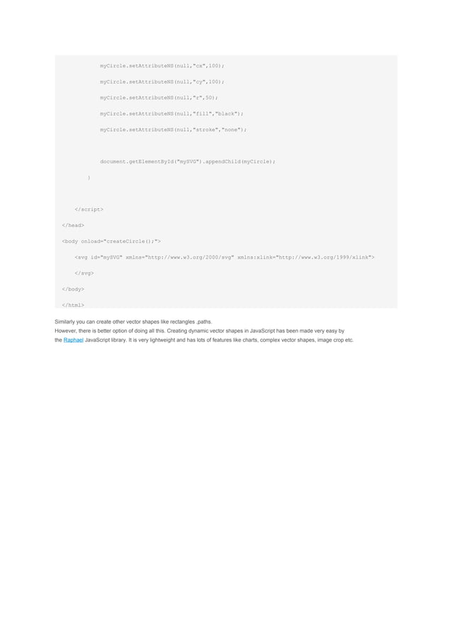 Creating dynamic SVG elements in JavaScript | PDF Creating dynamic SVG elements in JavaScript | PDF