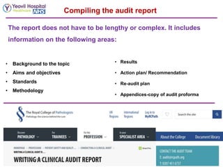Creating effective clinical audit | PPT