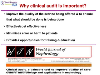 Creating effective clinical audit | PPT