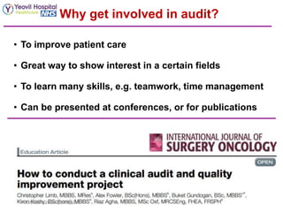 Creating effective clinical audit | PPT