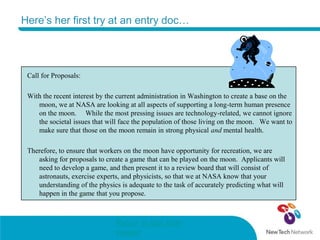 Creating effective entry_documents | PPTX | Physics | Science