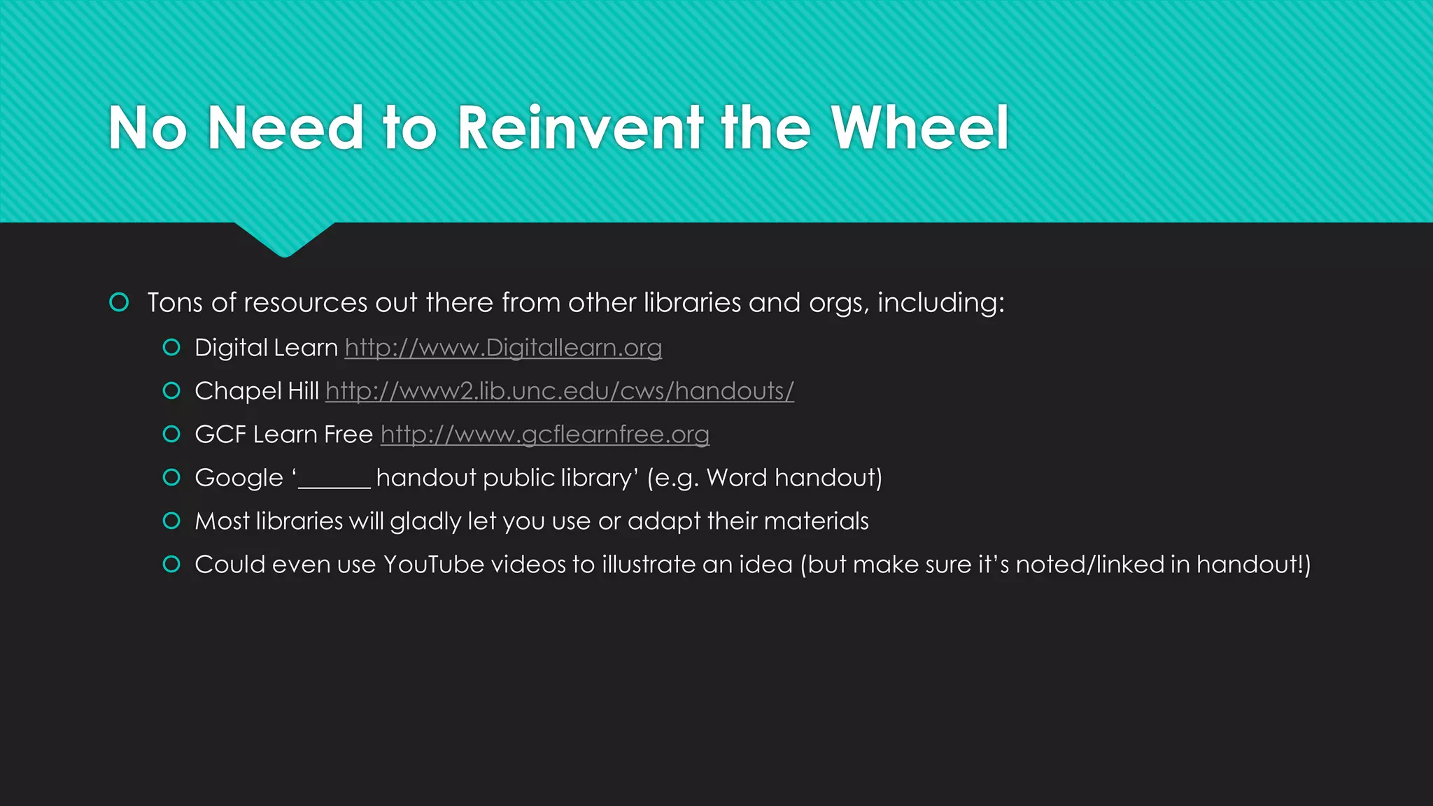 Creating Effective Handouts | PDF