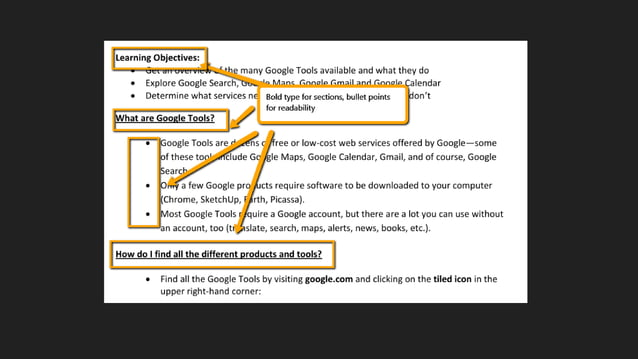 Creating Effective Handouts | PDF
