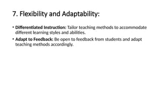 Creating effective learning for students | PPT