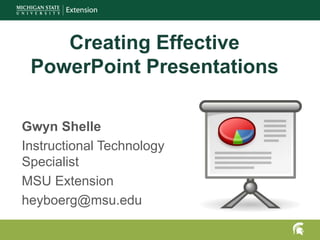Creating Effective PowerPoint Presentations | PPT