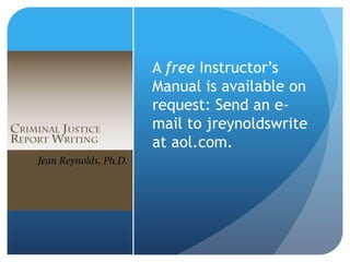 Creating Effective PowerPoints for Criminal Justice | PPTX