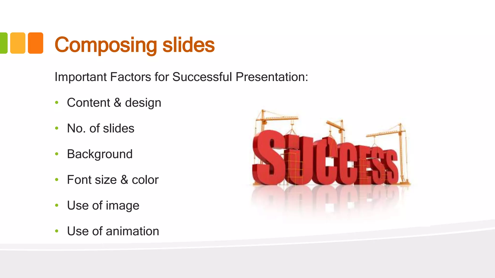 Creating effective presentation | PPT