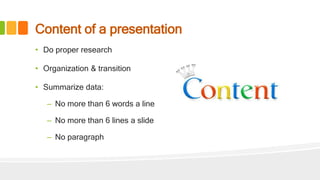 Creating effective presentation | PPT