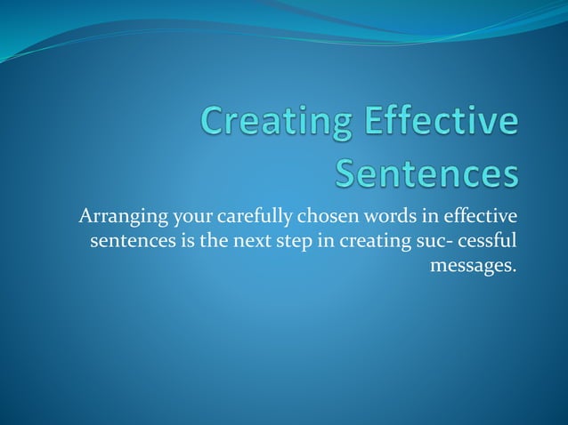 Creating Effective Sentences.pptx