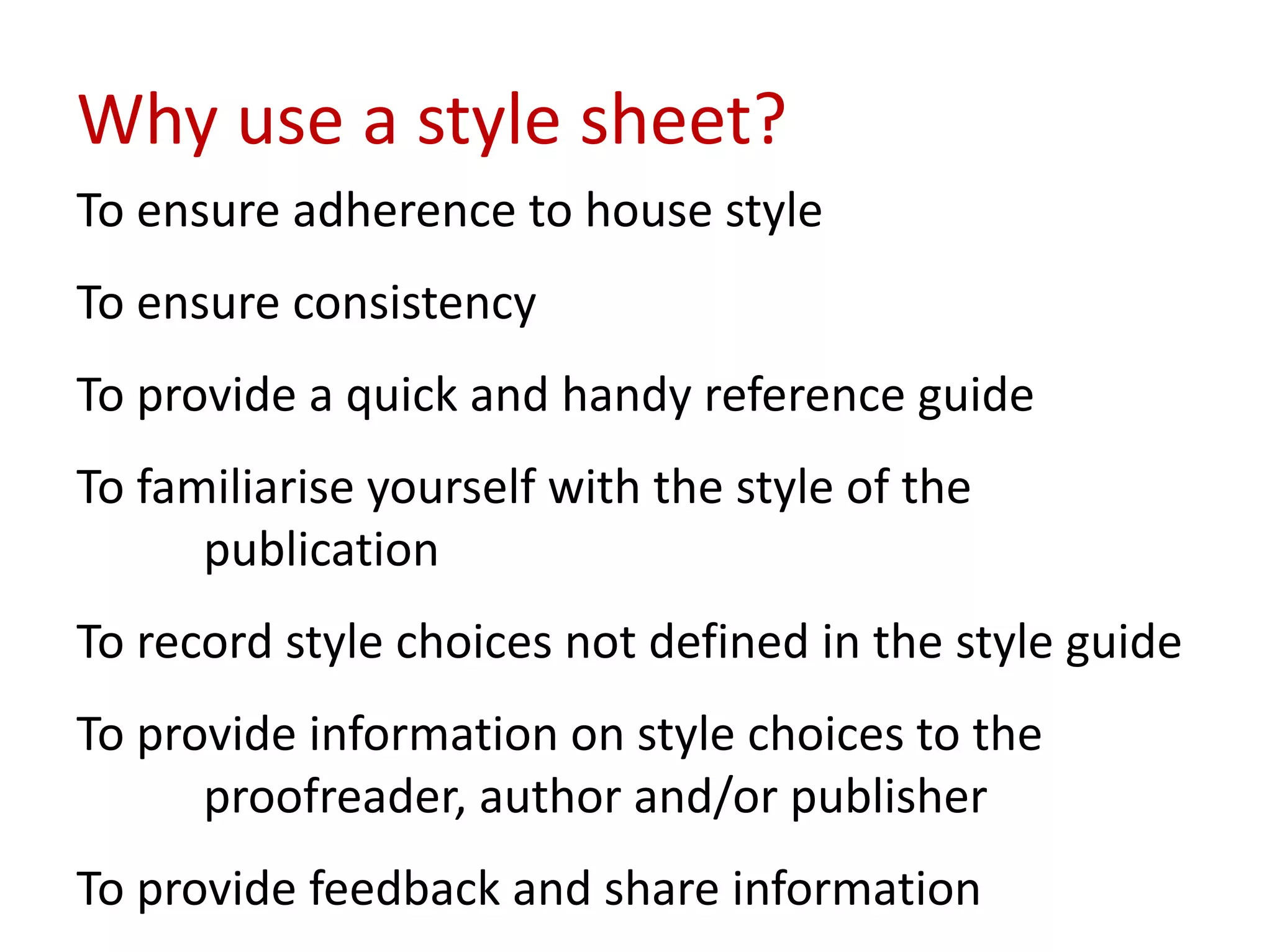 Creating effective style sheets - Ian Howe | PPTX