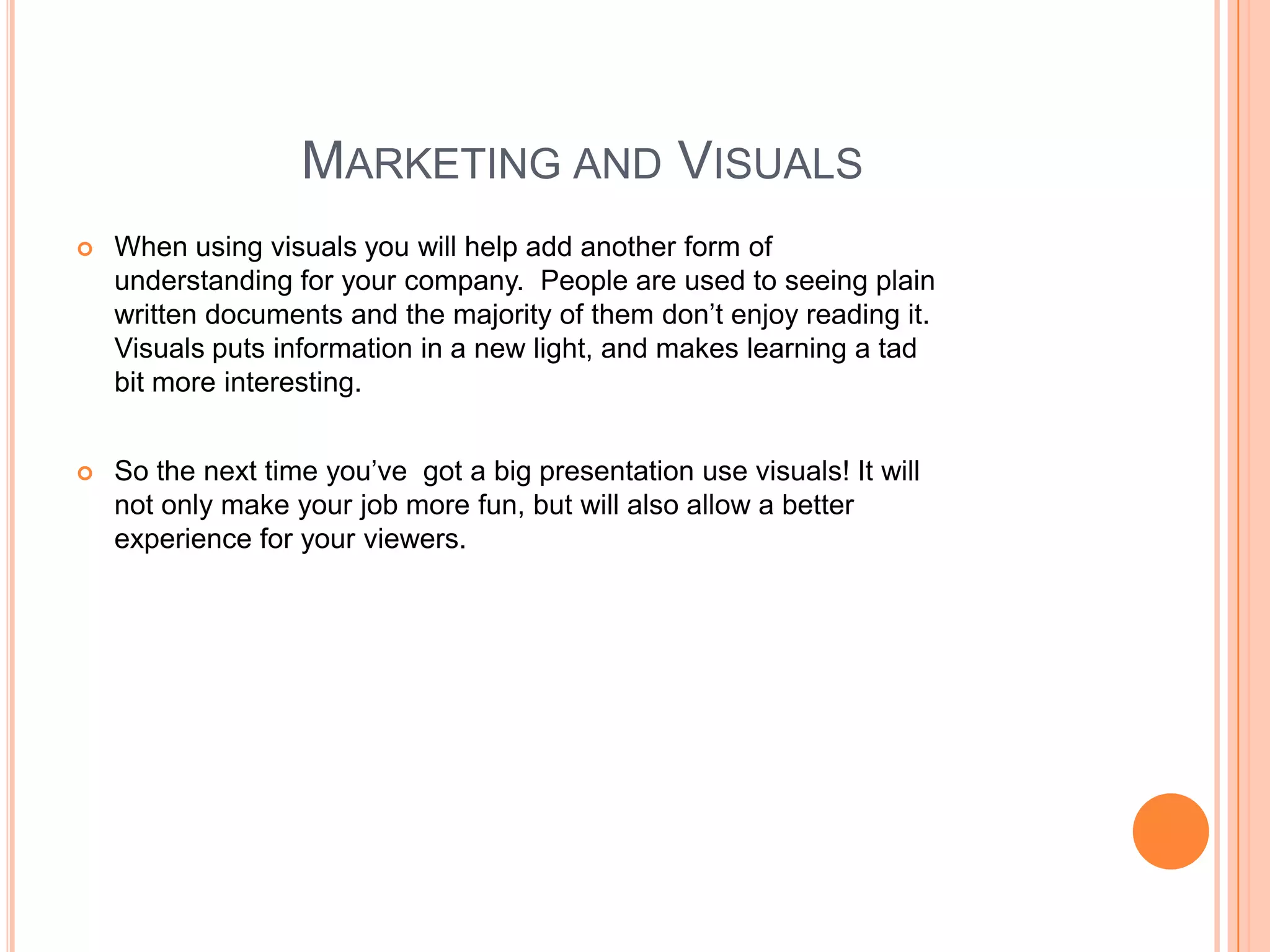 Creating Effective Visuals | PPTX