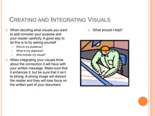 Creating Effective Visuals | PPTX
