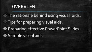 Creating effectivve visual aids | PPT