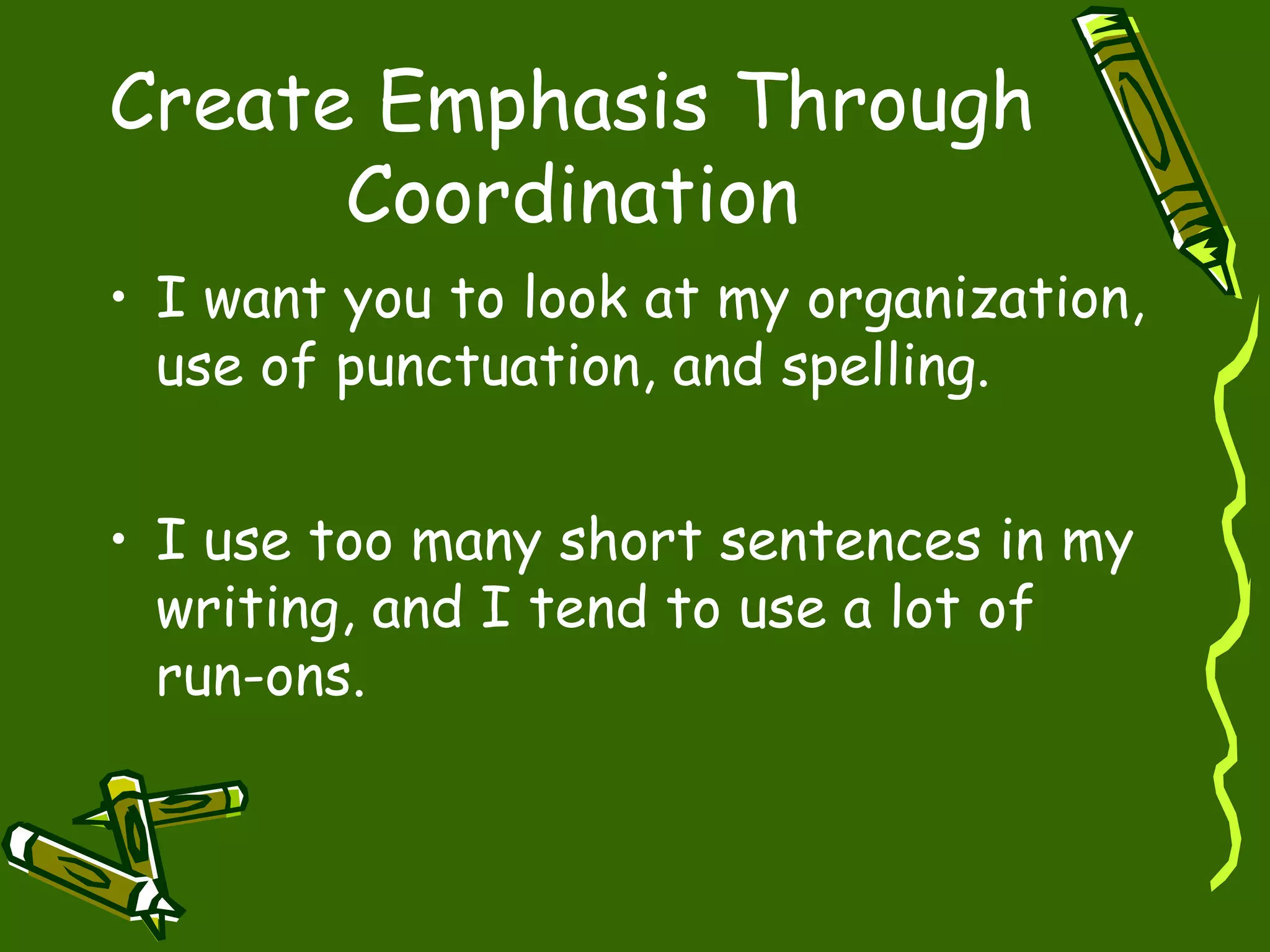 Creating emphasis | PPT