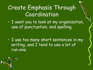 Creating emphasis | PPT