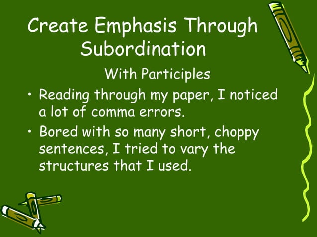 Creating emphasis | PPT