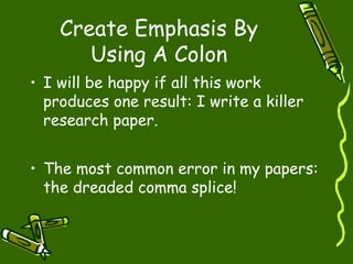 Creating emphasis | PPT