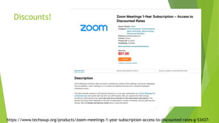 Creating engagement in online meetings using zoom | PPTX