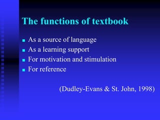 Creating english textbook | PPTX