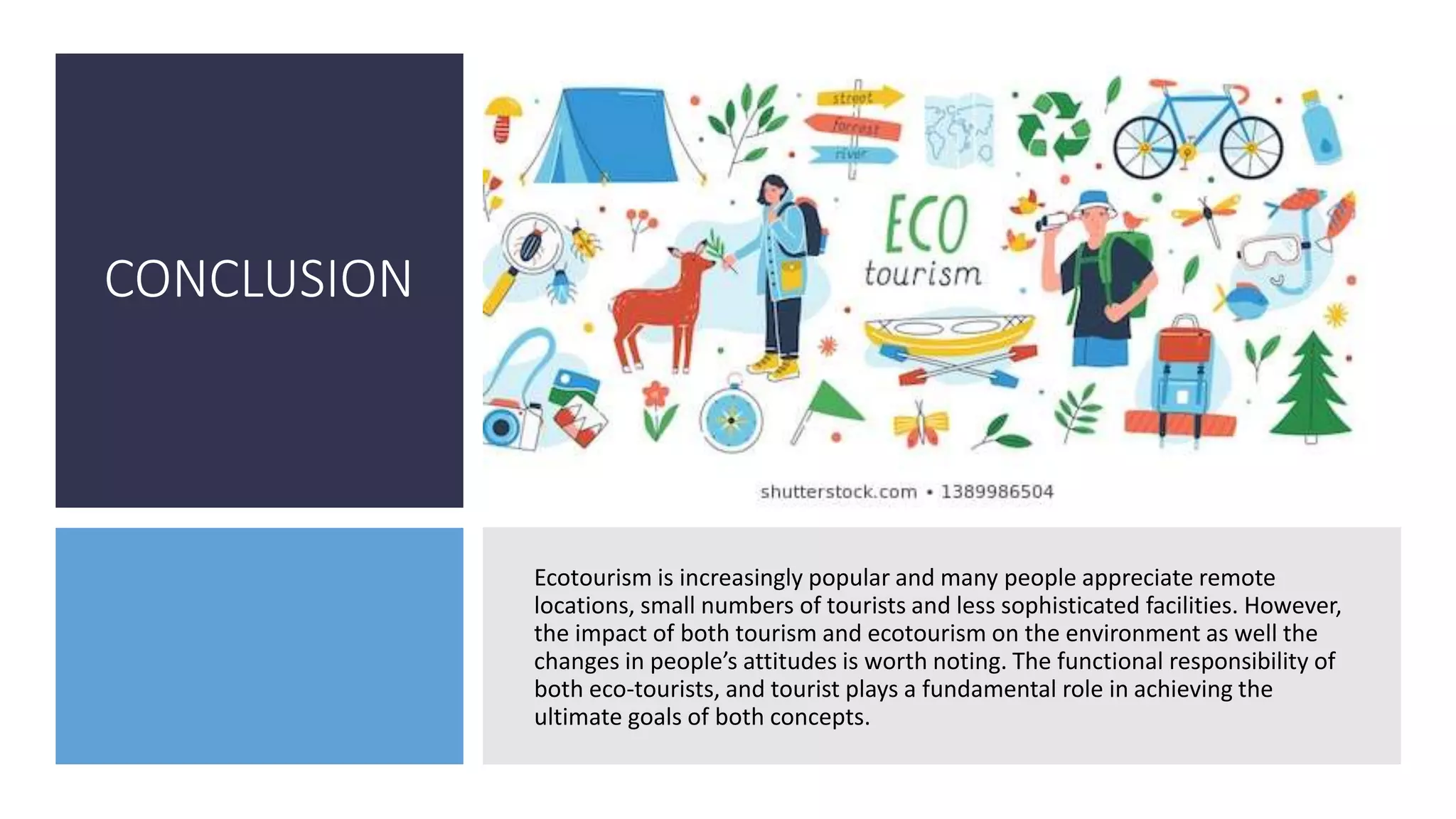 Creating environmental awareness through ecotourism | PPTX
