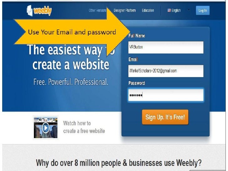 Creating e portfolios using Weebly 4 classroom 20