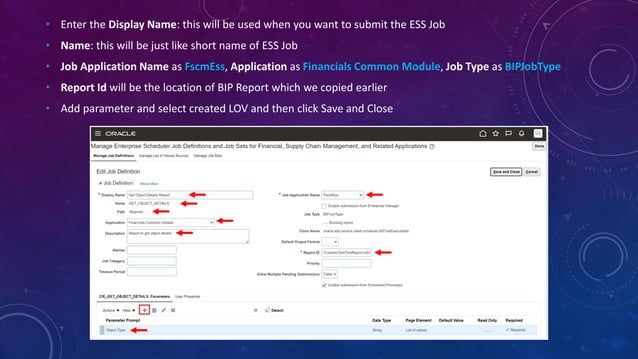 Creating ESS Jobs for Oracle Fusion BIP Reports | PDF